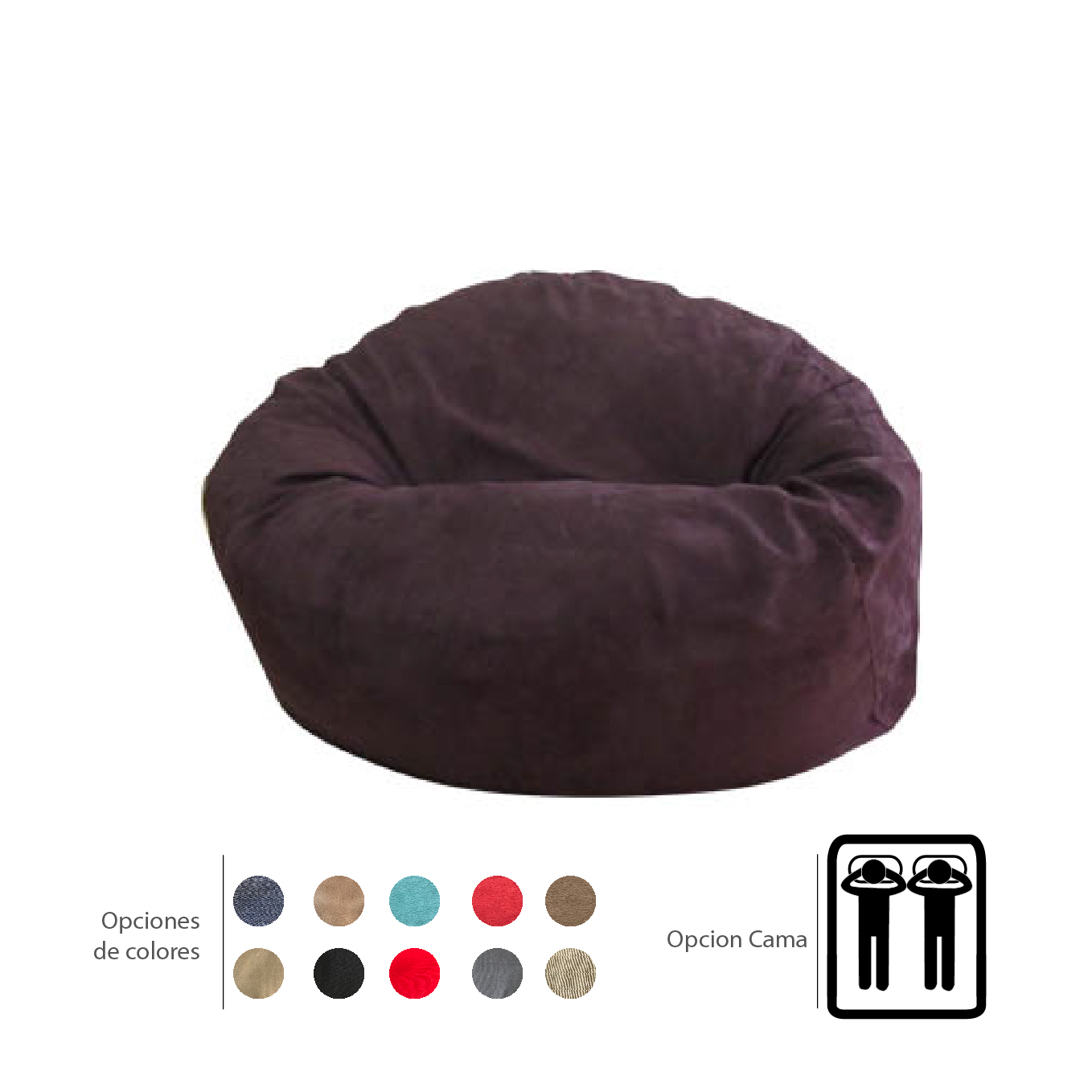 Pouf Cama Large